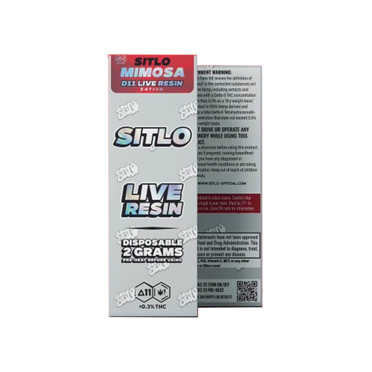 Sitlo D11 Live Resin Disposable 2 Grams – Wadeea Wholesale