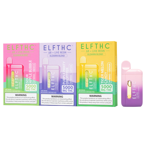 ELF THC Eldarin Blend 5 Gram Disposable – Wadeea Wholesale